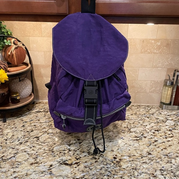 Kipling | Bags | Kipling Purple Backpack | Poshmark